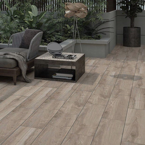 Alps Oak Wood Effect Outdoor Porcelain Slabs 1200x300x20