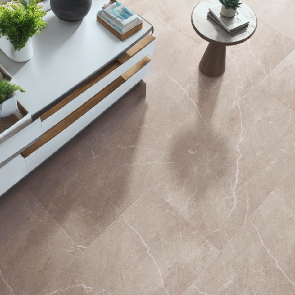 Boston Beige Matt Wall&Floor Porcelain Tile-600x600mm