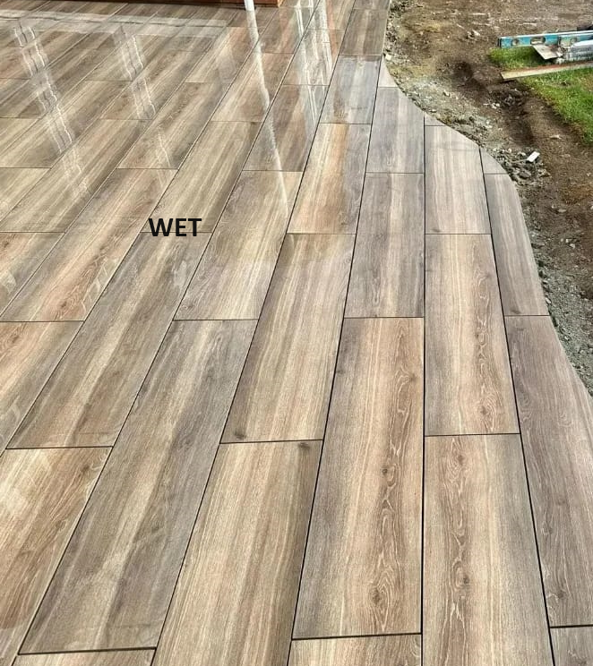 Capri Wood Effect Outdoor Porcelain Paving Slab-1200x300x20