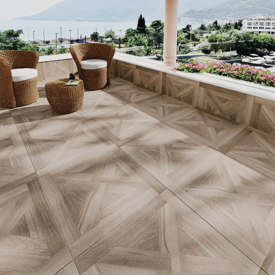 Wood Effect Indoor Wall&Floor Porcelain Tile-800x800mm