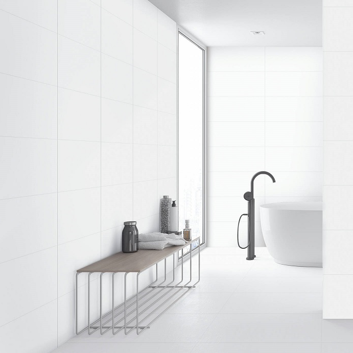 Dolce White Matt Indoor Wall Tile 600x300mm