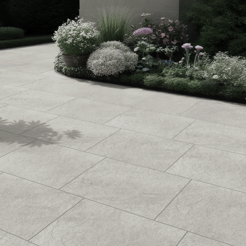 Horizon Bone Outdoor Porcelain Paving Slabs - 900x600x20 mm