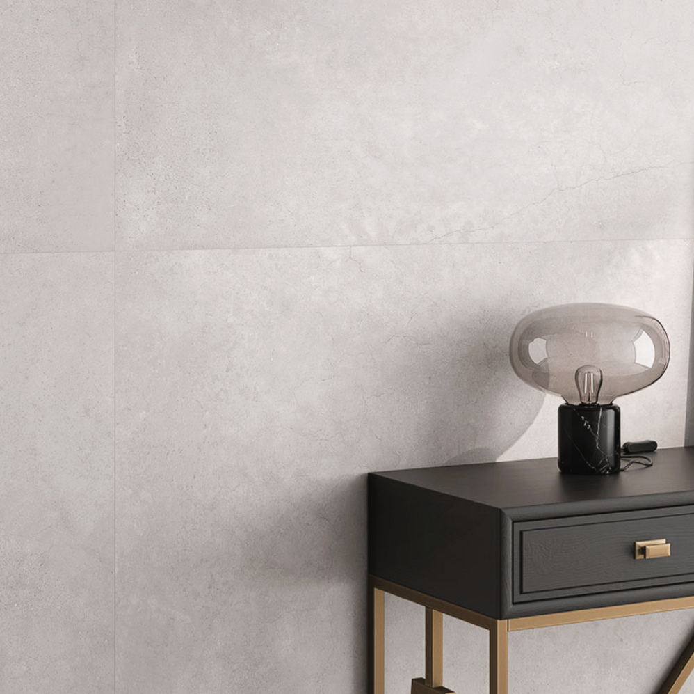 Lucca Bianco Matt Wall&Floor Porcelain Tile-600x300mm