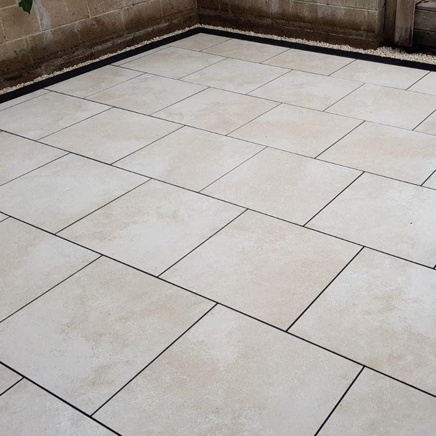 Milano Beige Outdoor Porcelain Paving Slabs - 600x600x20 mm