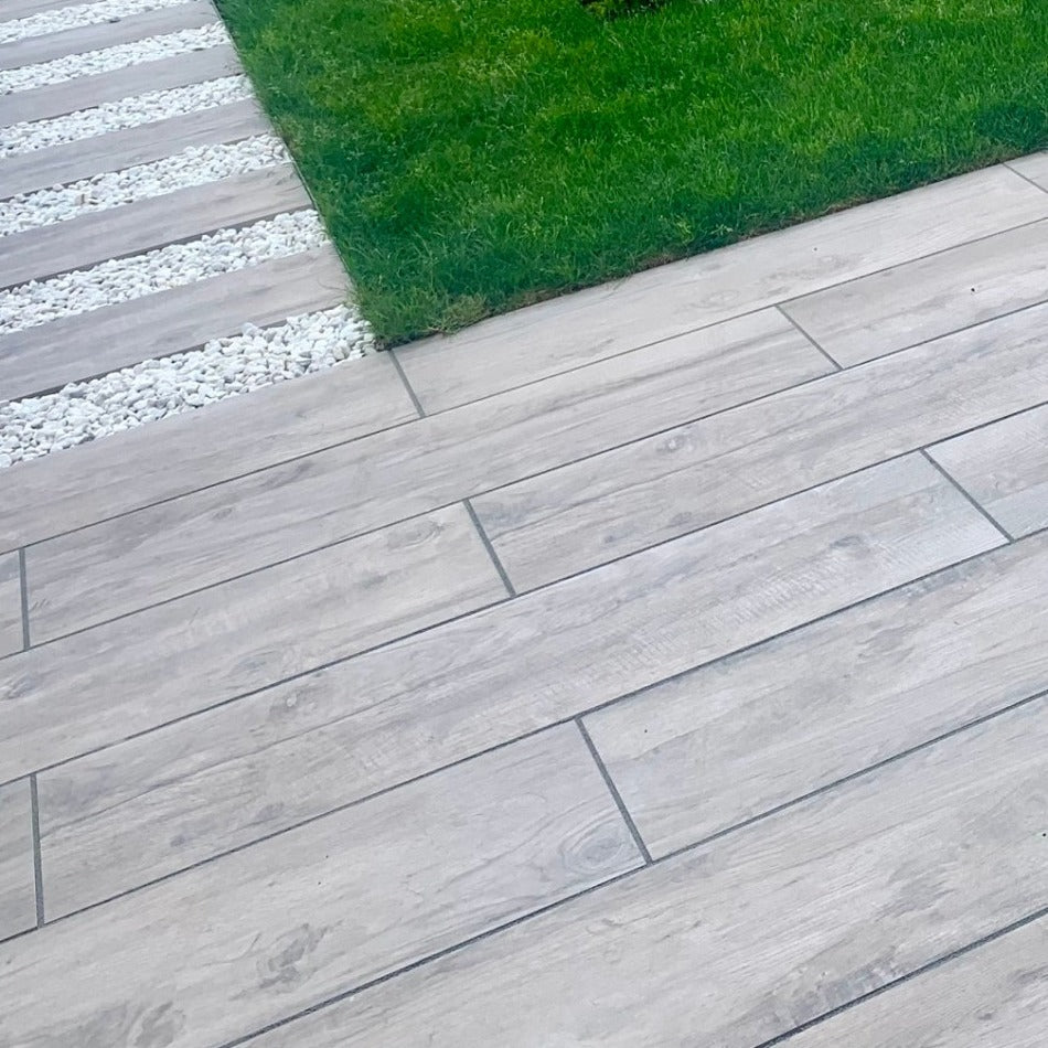 Adaggio Wood Effect Outdoor Porcelain Paving Slab-1200x300mm