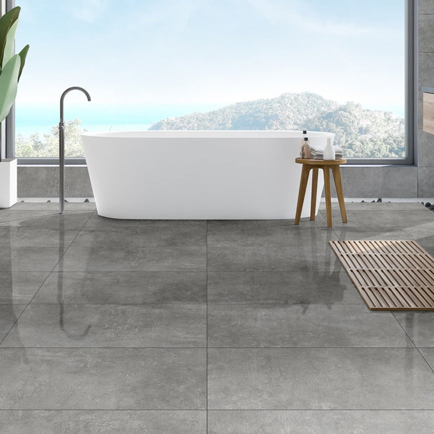 Buy Concrete Effect Indoor Wall and Floor Porcelain Tiles