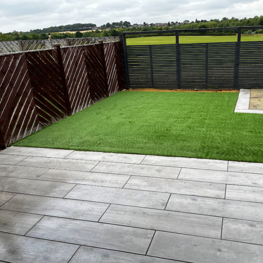 Dream Grigio Wood Effect Outdoor Porcelain Paving Slabs-1200x300x20